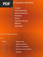 Hotel Standard Operating Procedures List | PDF | Deferral | Menu