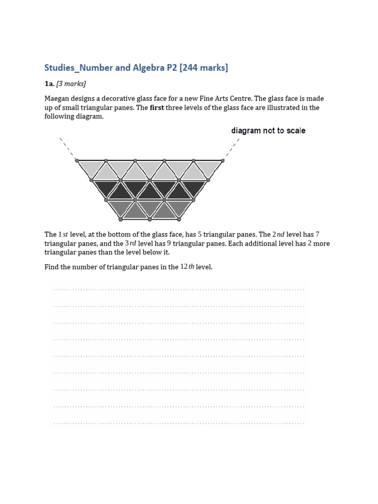 Studies - Number and Algebra P2 MS | PDF
