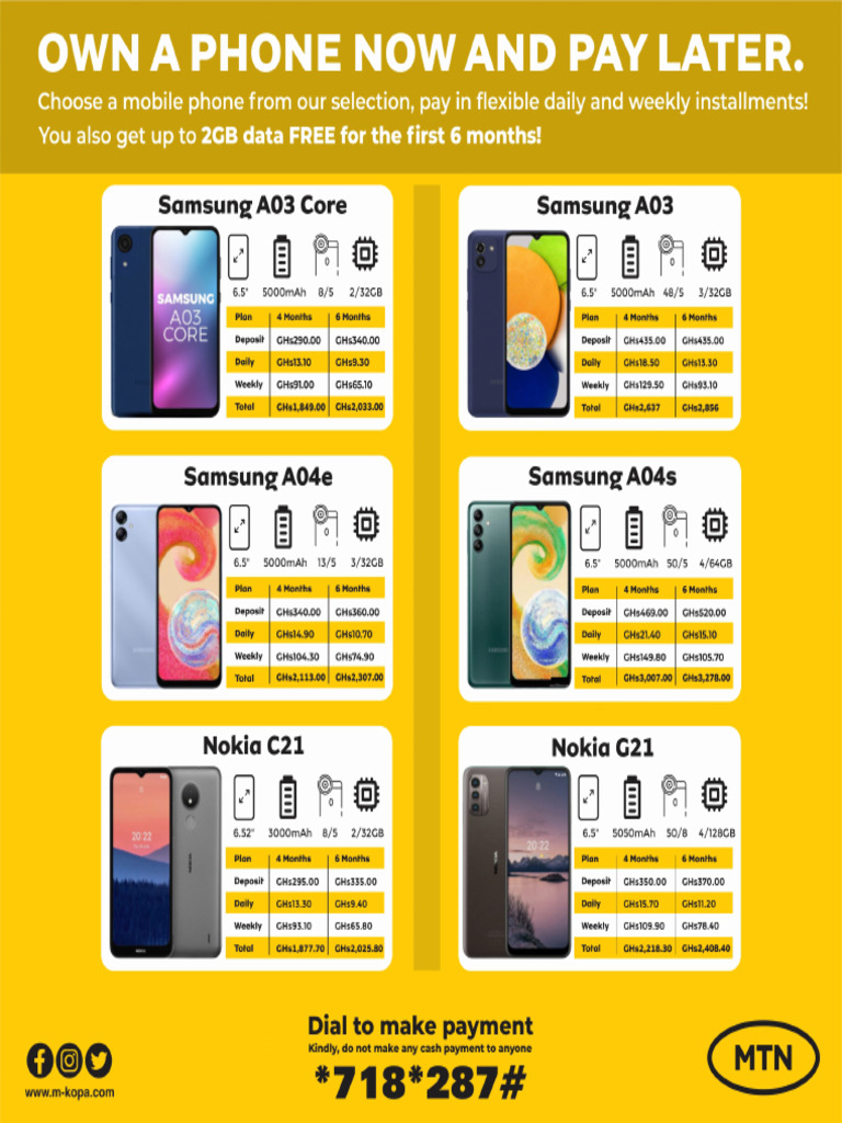 MTN E Flyer Products Design | PDF