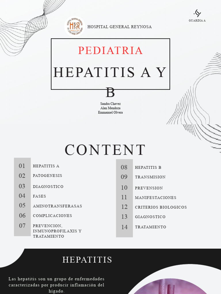 Hepatitis A y B | PDF | Hepatitis | Hepatitis B
