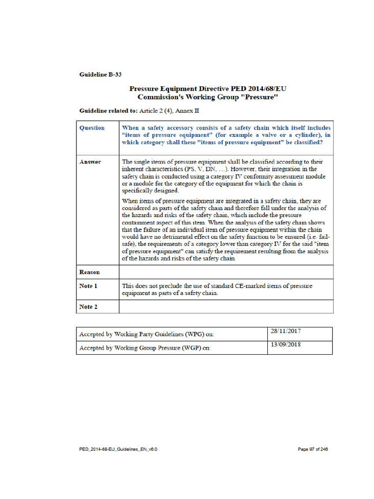 Guide Line B33 | PDF