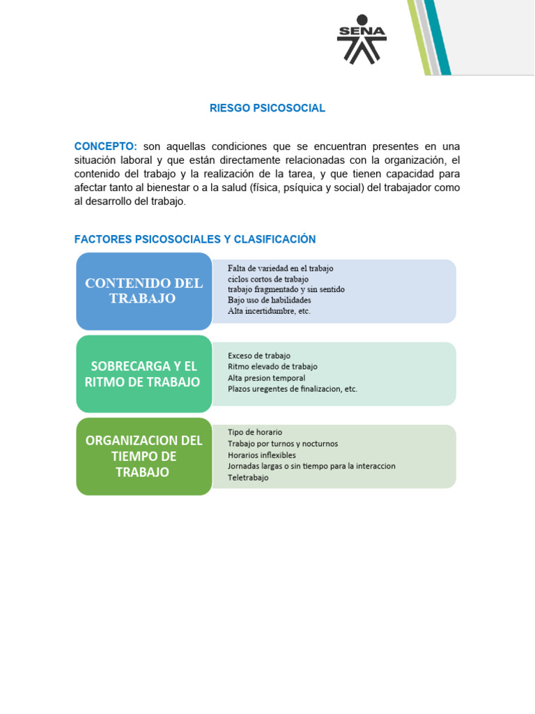 Riesgo Psicosocial | PDF | Estrés (biología) | Burnout ocupacional