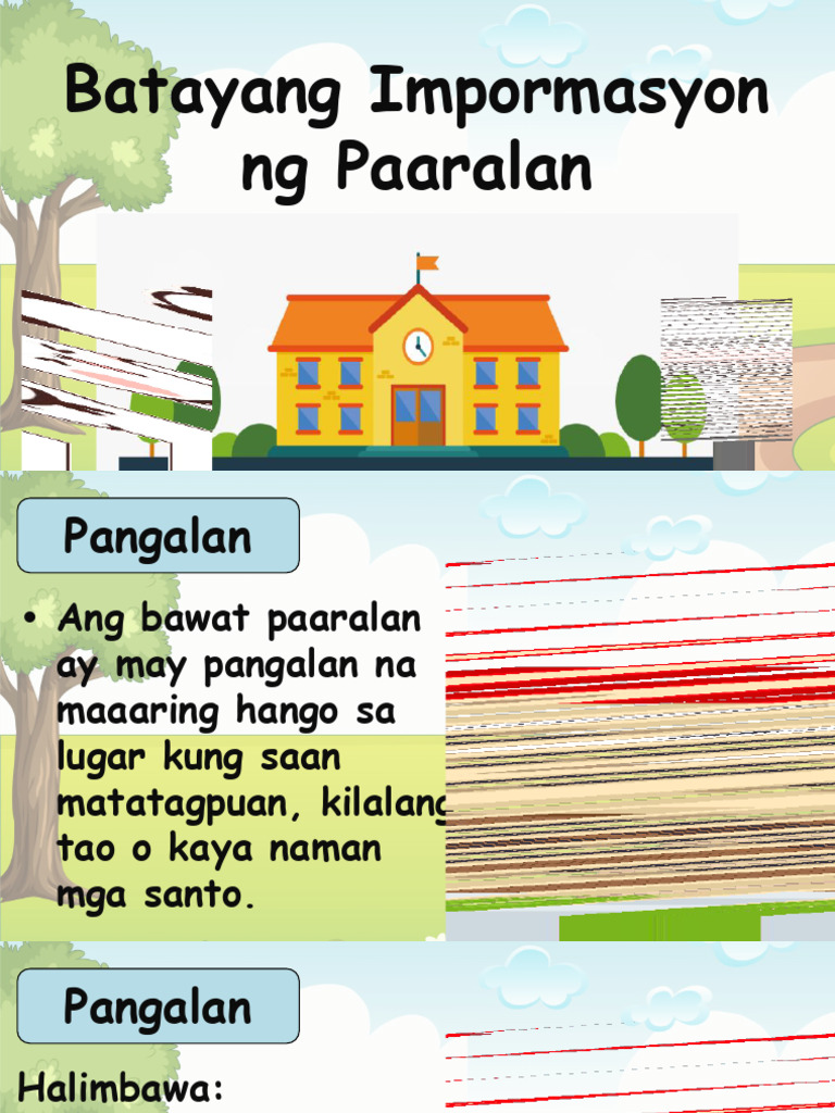 Mga Batayang Impormasyon NG Aking Paaralan | PDF