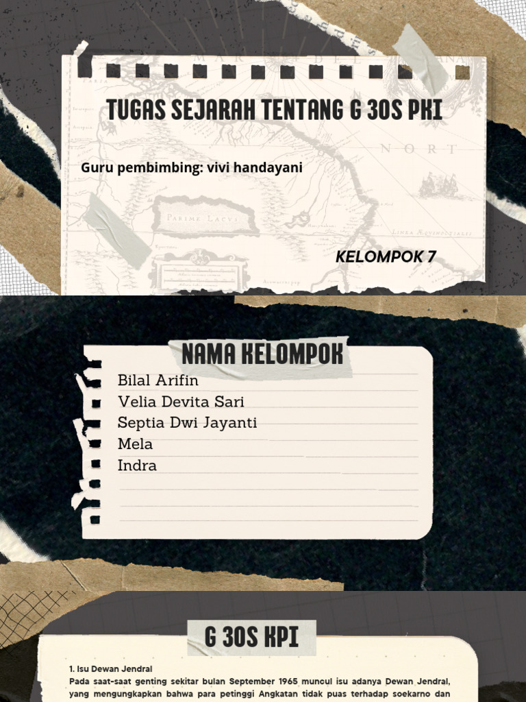 Coklat Dan Hitam Estetik Scrapbook Tugas Kelompok Presentasi - 20231017 ...