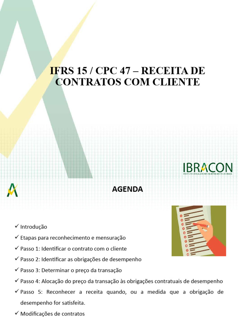 IFRS 15 - CPC 47 Contrato Com Clientes - 8h | PDF | Opção (finanças ...