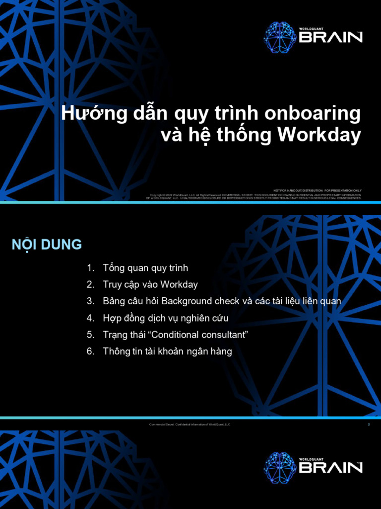 Workday Instructions For WQ Brain Consultant - Vietnam - Vietnamese Translation | PDF