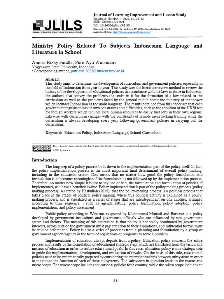 50-Article Text-242-1-10-20230627 | PDF | Career & Growth | Social Science