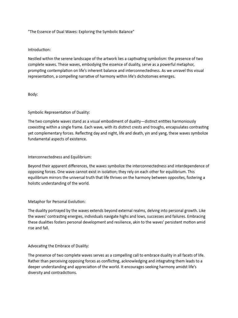 Symbolic Representation of Duality | PDF