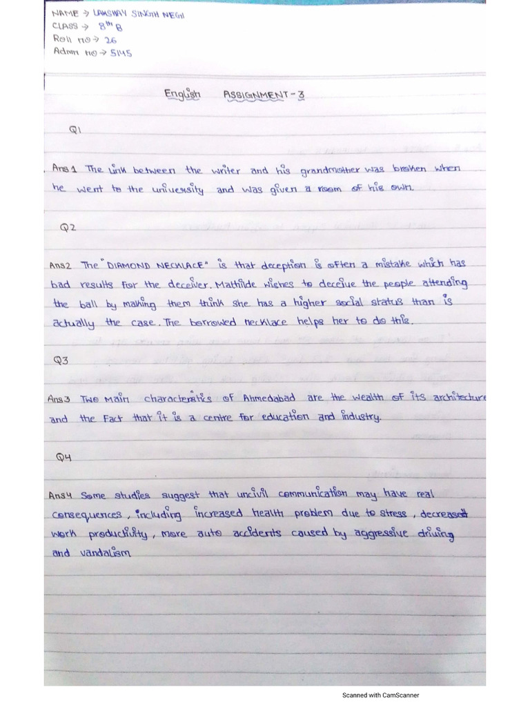 English assignment | PDF
