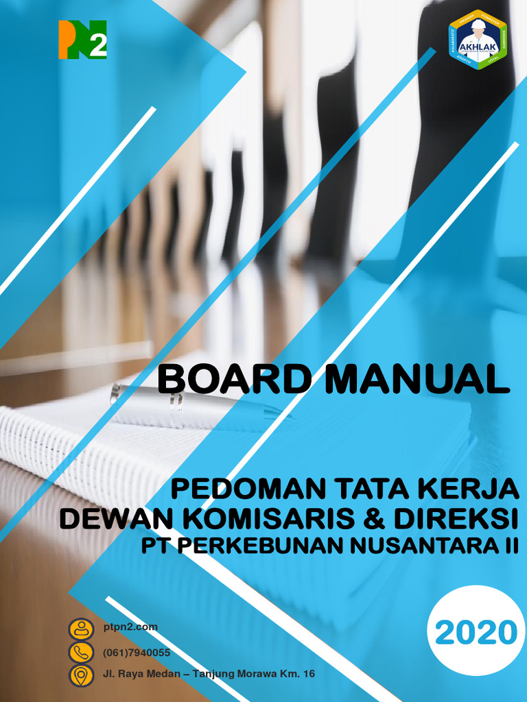 Pedoman Tata Kelola Dekom Dan Direksi 2020 Edi Nna Final 1 | PDF | Bisnis