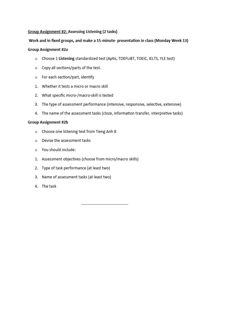 Making Presentation (Group Work) | PDF