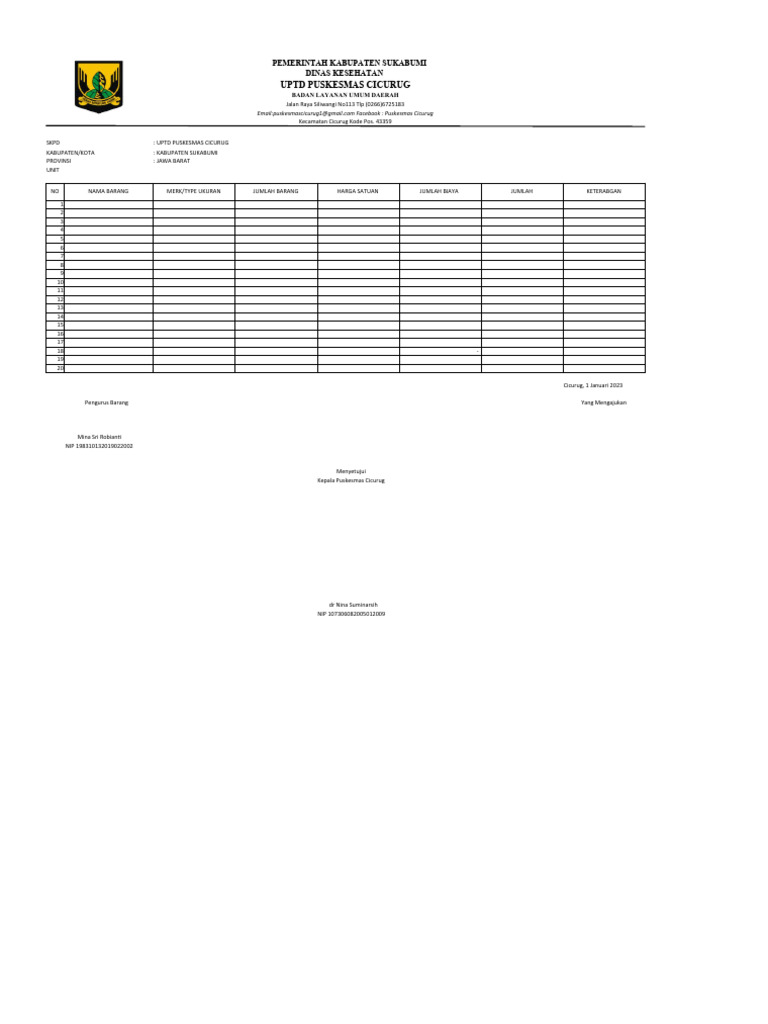 Format Rkbu Dan Rpbu 2023 | PDF