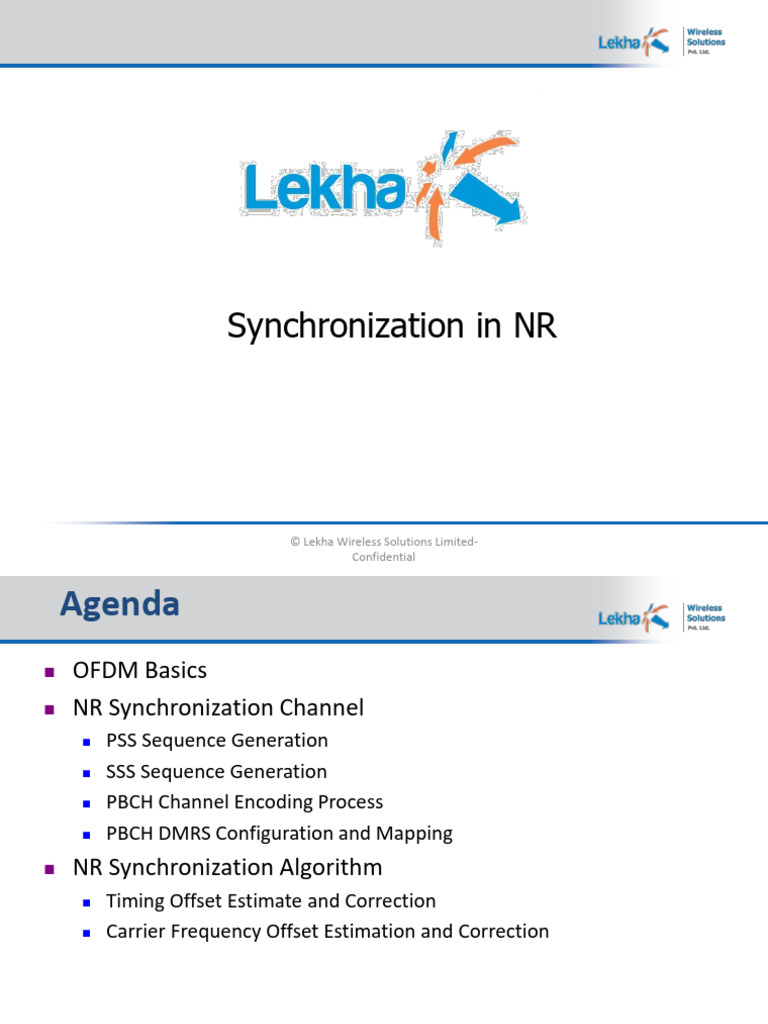 LWS 5GNR Synchronization | PDF