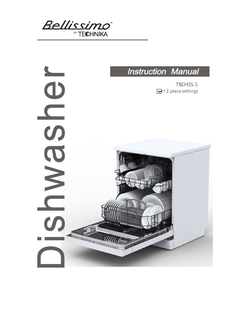 Instruction Manual - 600mm Freestanding Dishwasher Stainless Steel ...