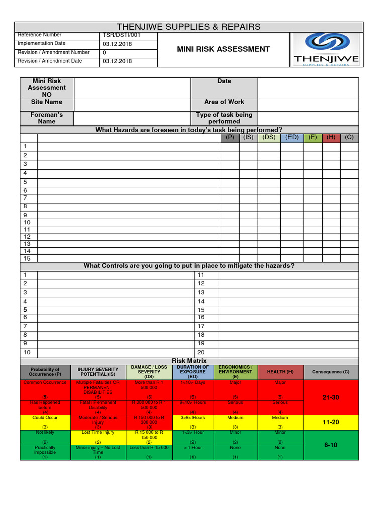 Dsti. 0SM | PDF | Hazards | Risk