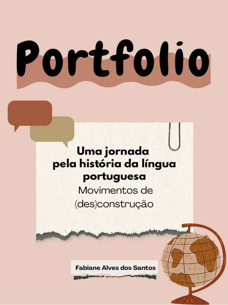 Portfólio - História Da Língua Portuguesa | PDF | Português (idioma ...