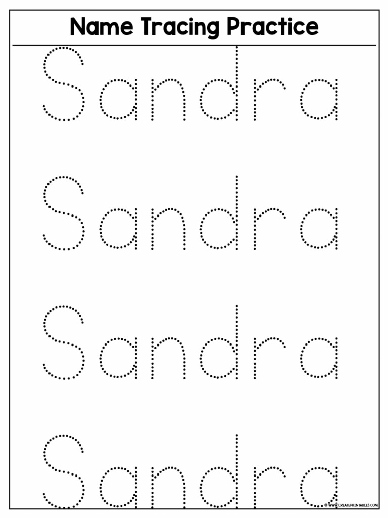 Name - Tracing - Practice C800 D544 E84E | PDF