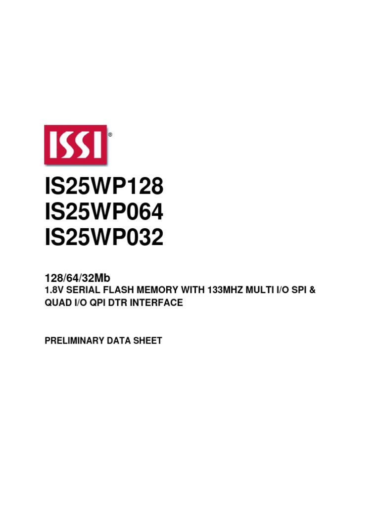 Serial Flash Memory Guide | PDF | Flash Memory | Input/Output