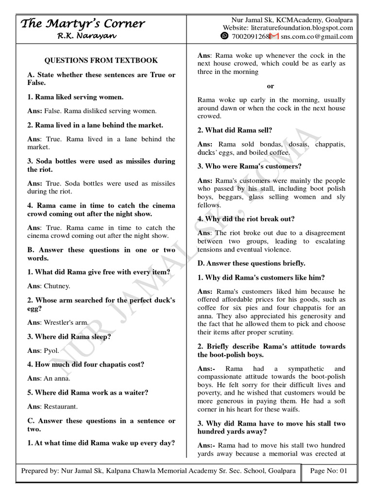 The Martyr's Corner Modified | PDF