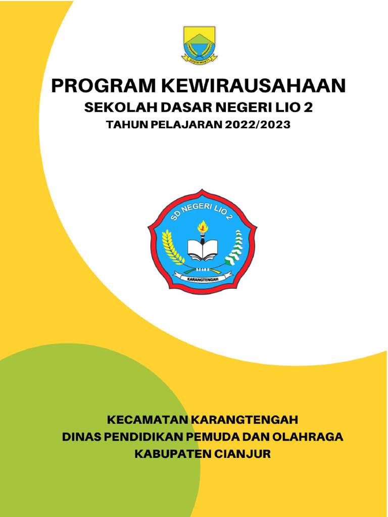 Program Kewirausahaan SD Lio 2 | PDF