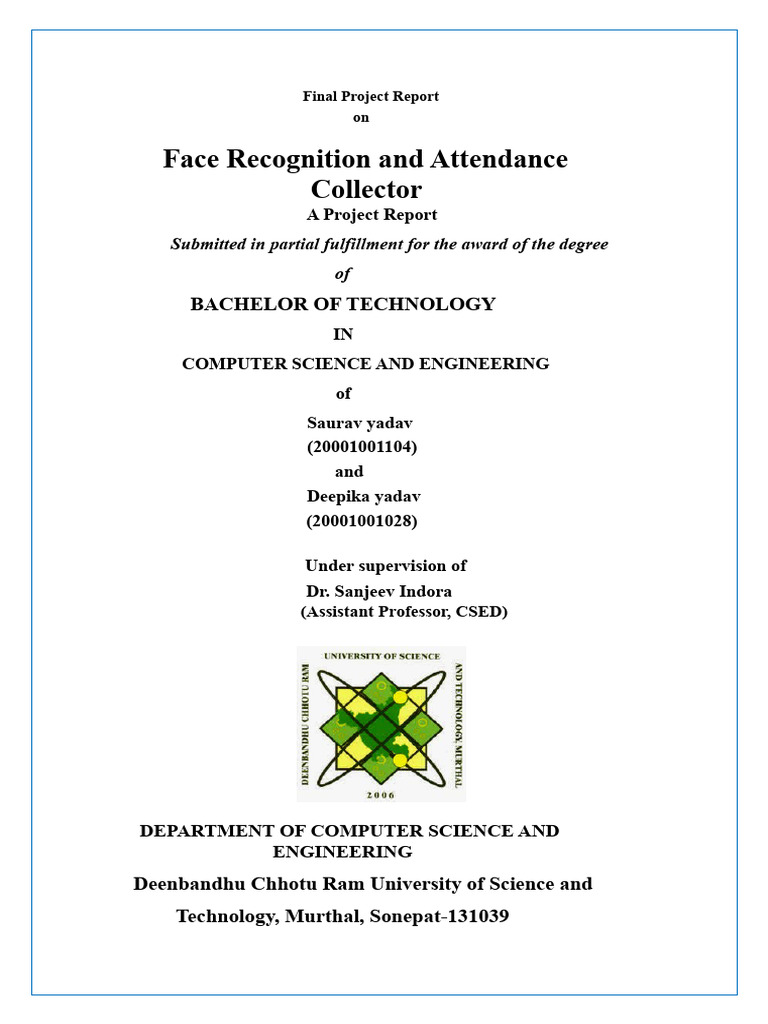 Final Project Report | PDF