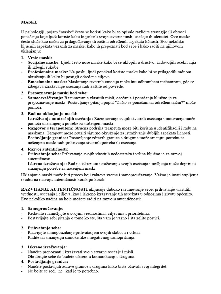MASKE | PDF MASKE | PDF