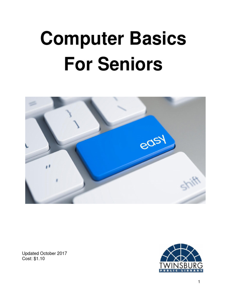 Computer Basics For Seniors | PDF