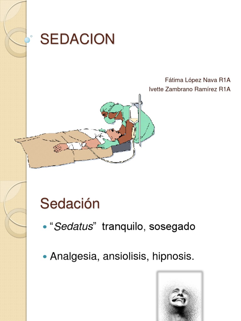 SEDACION | PDF | Drogas | Especialidades Medicas