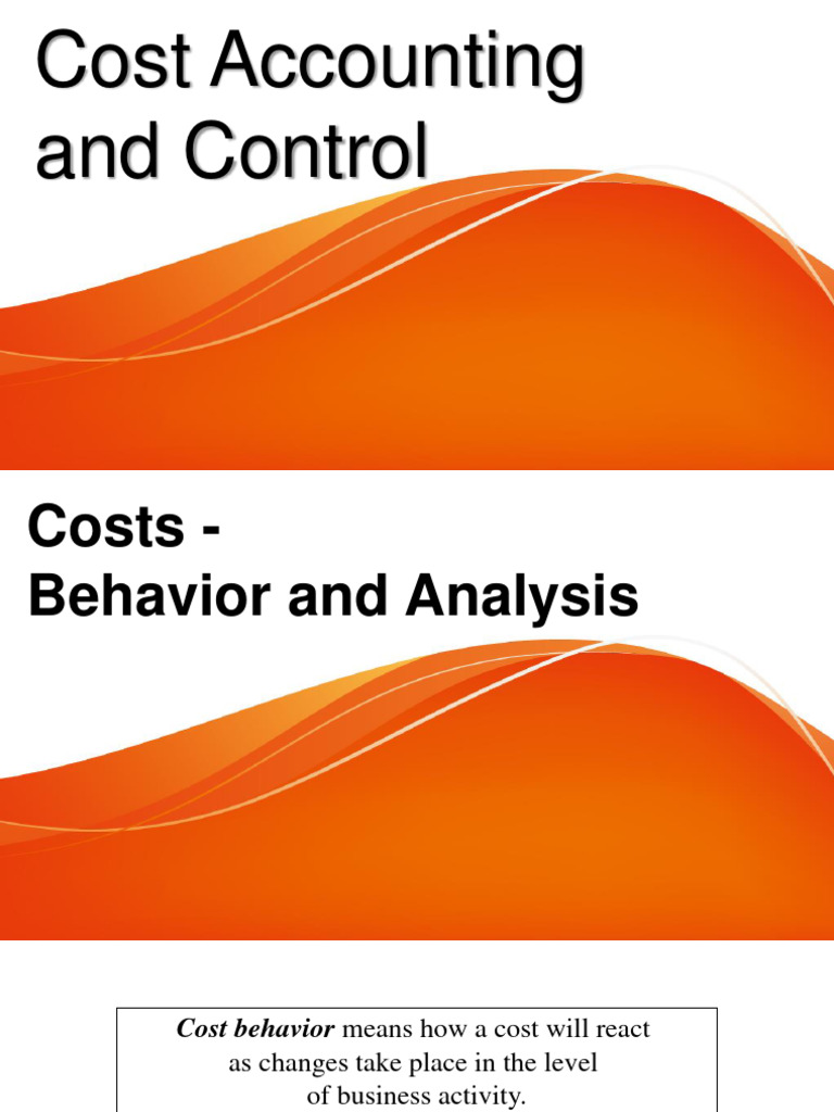 03 - Cost Behavior - Analysis and Use | PDF | Least Squares | Regression Analysis