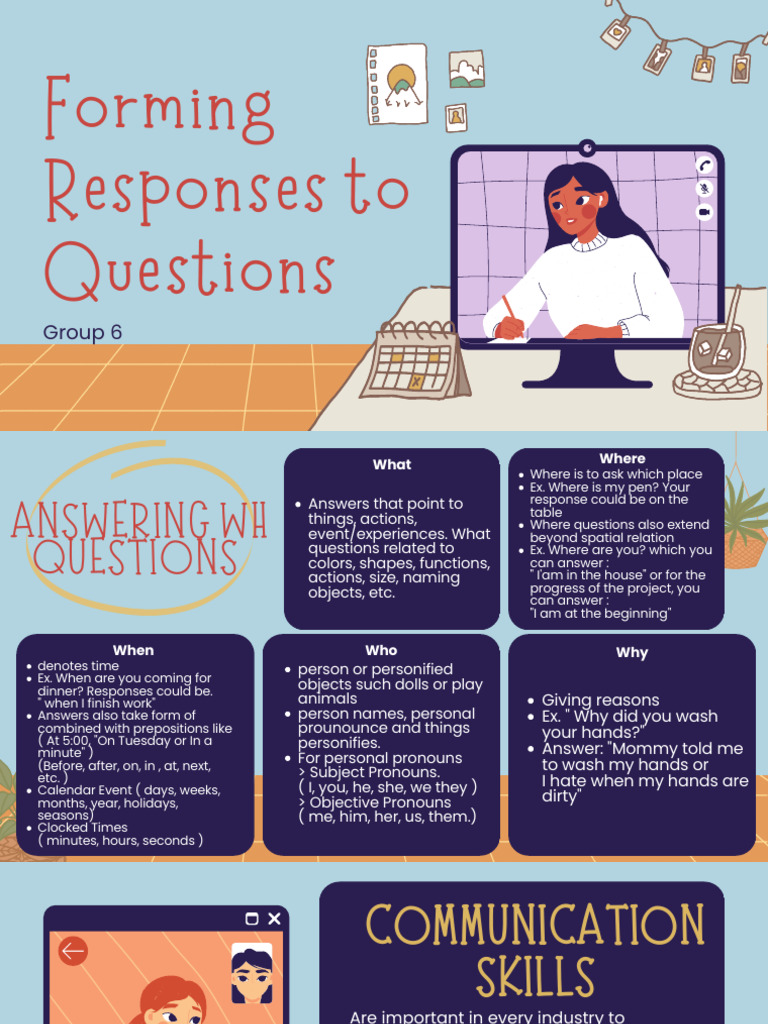 Forming Responses To Questions | PDF | Question | Job Interview
