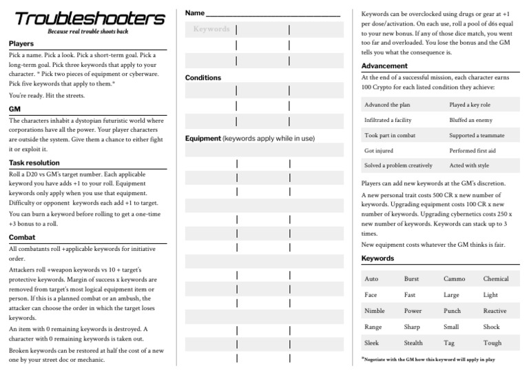 Troubleshooters | PDF