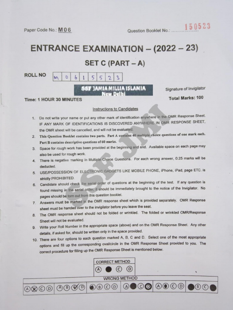 MA History 2022 - SSF JMI | PDF