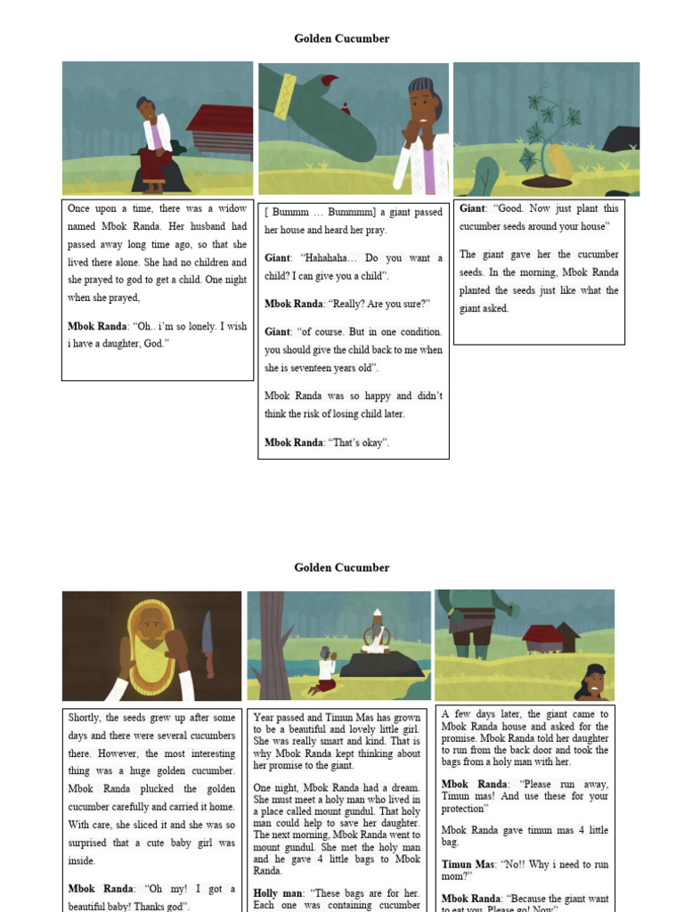 Timun Mas Story Pic | PDF