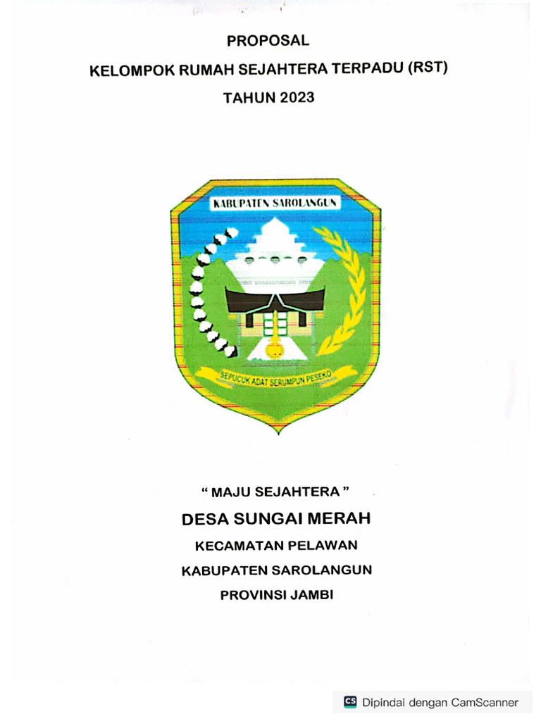 Proposal 5 Unit RST Sungai Merah 2023 | PDF