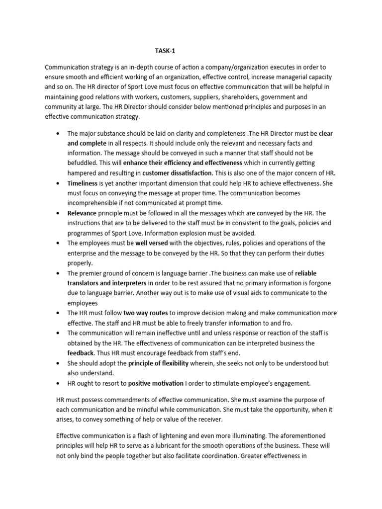 Communication Strategy Is An in | PDF | Communication | Information