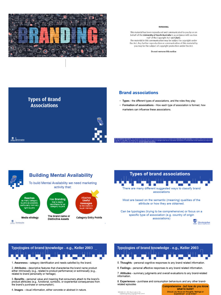5C Types of brand associations | PDF | Brand | Personality Type
