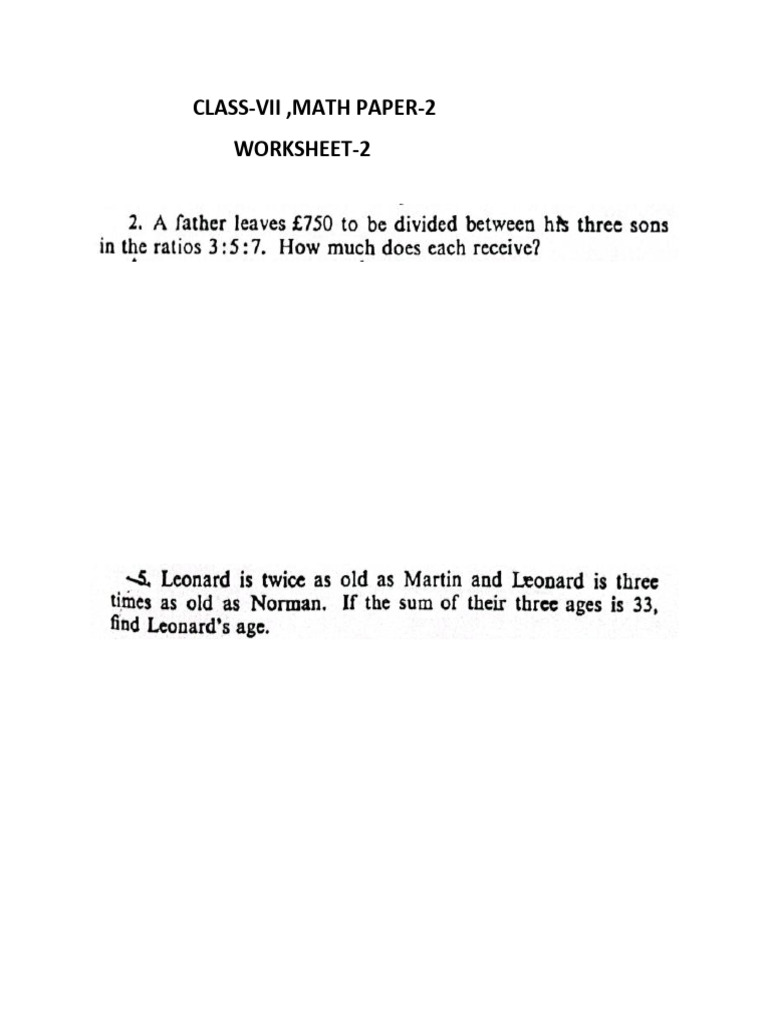 Class 7 W2 | PDF