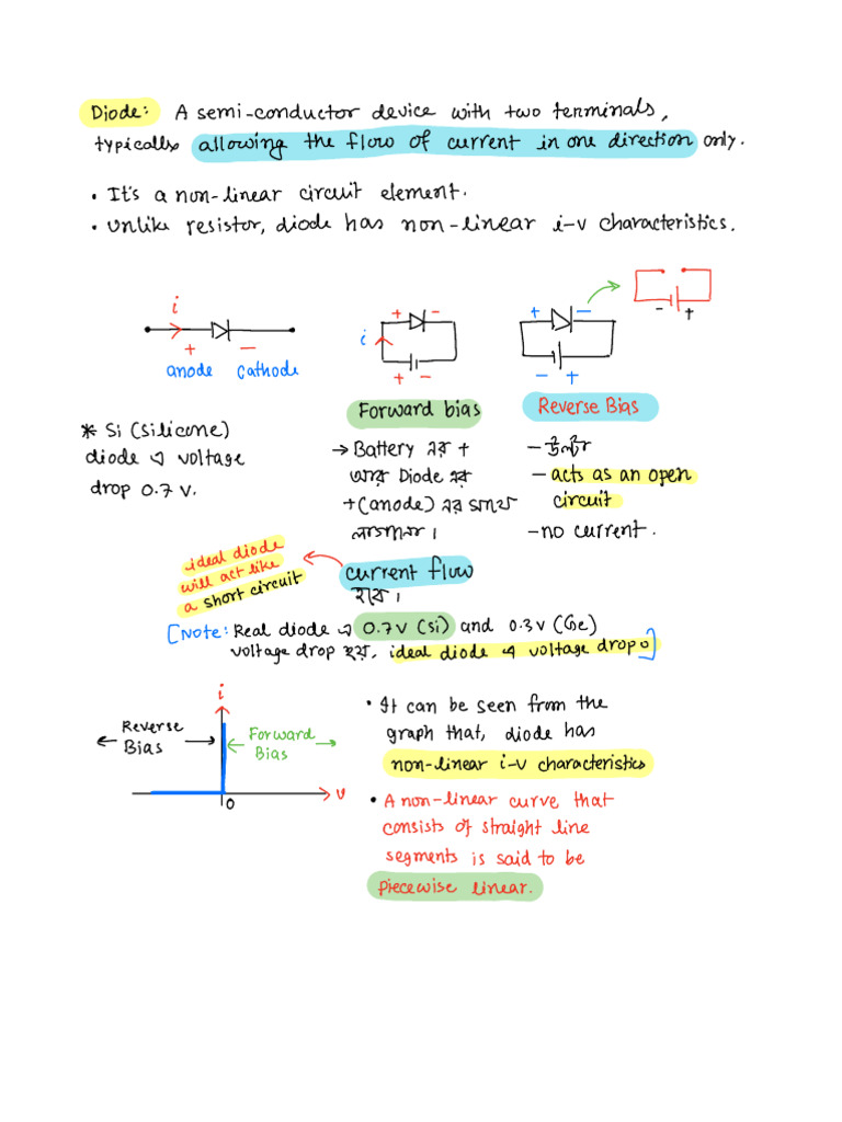 3 - Diode | PDF | Diode | P–N Junction