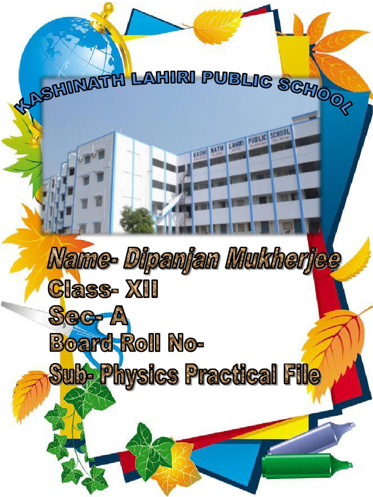 English Practical Cover Page | PDF