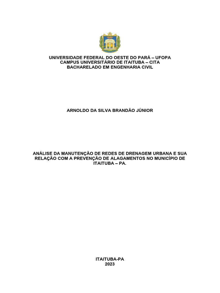 Pré Projeto De Tcc Arnoldo Junior Pdf