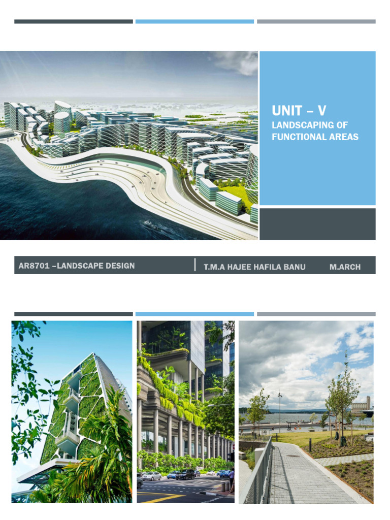 UNIT 5-Landscape | PDF | Green Infrastructure | Stormwater