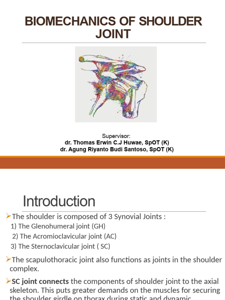 Biomechanics of Shoulder | PDF | Anatomical Terms Of Motion ...
