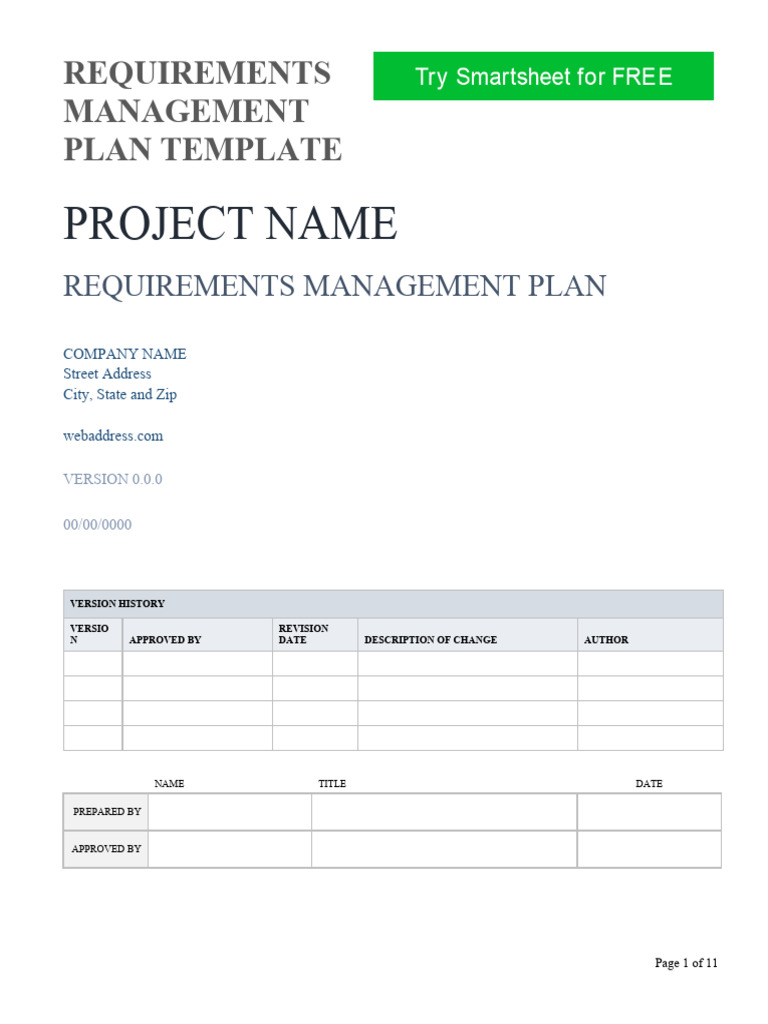 IC Requirements Management Plan 11526 - WORD | PDF | Computing ...