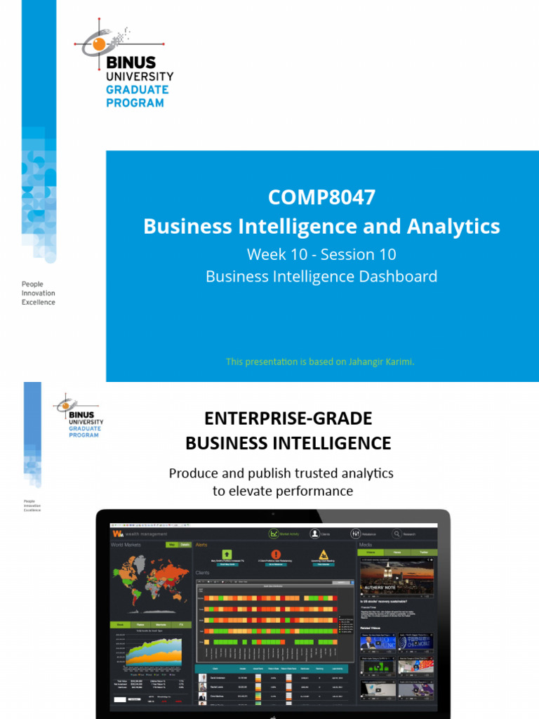 Business Intelligence Dashboard Guide | PDF