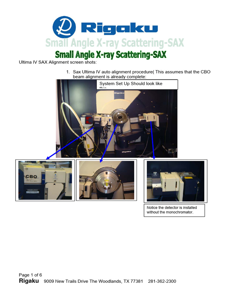 SAX Alignment Training Notes | PDF