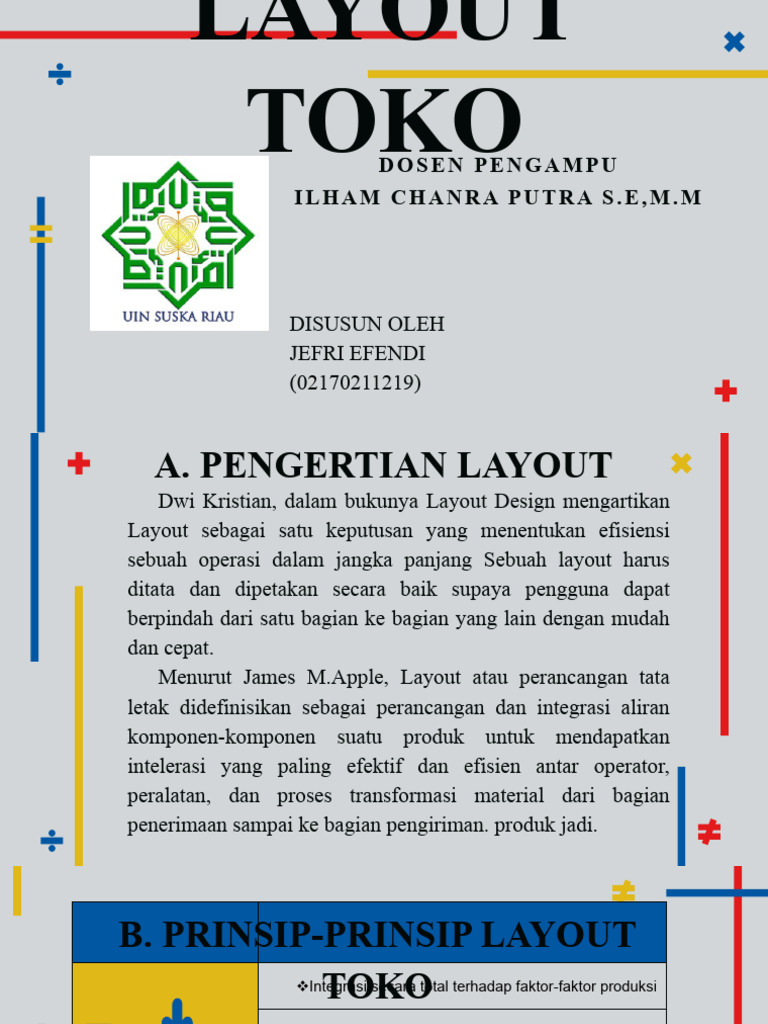Jefri Efendi (PPT Kwu Layout Toko) | PDF