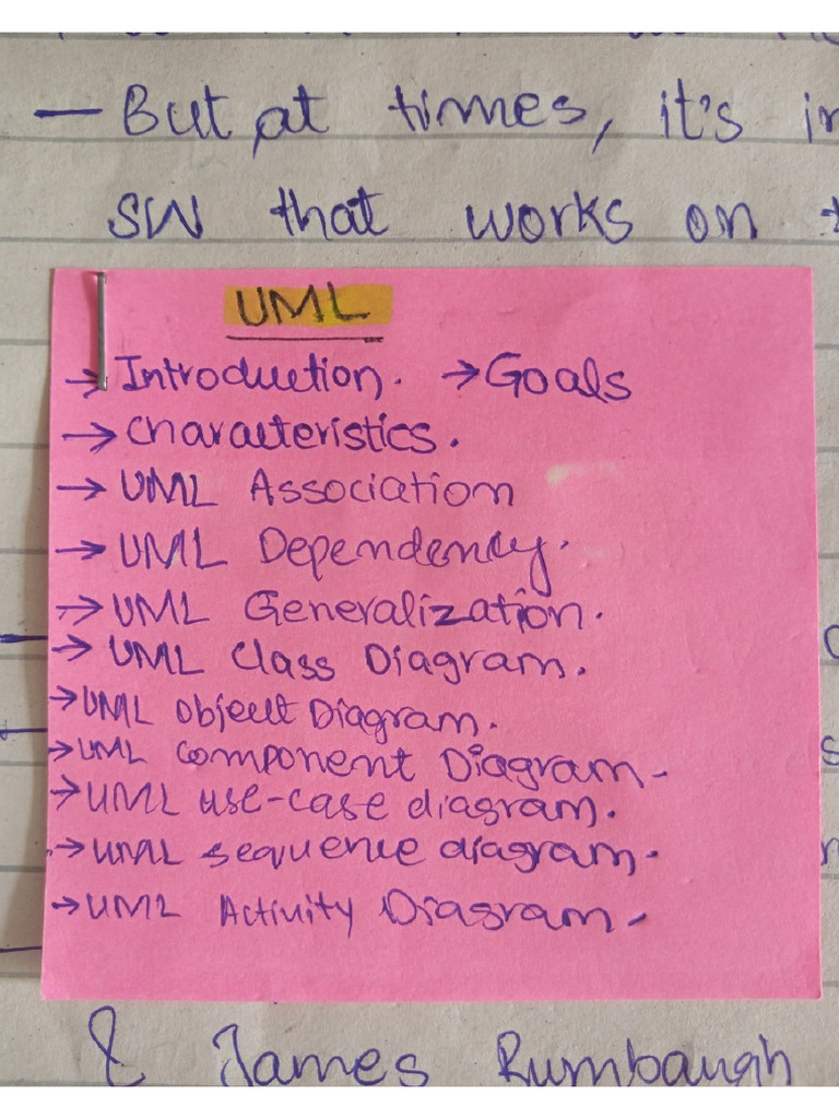 SE Notes UML. | PDF