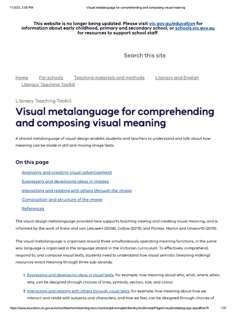 Expressing and Developing Ideas in Images | PDF