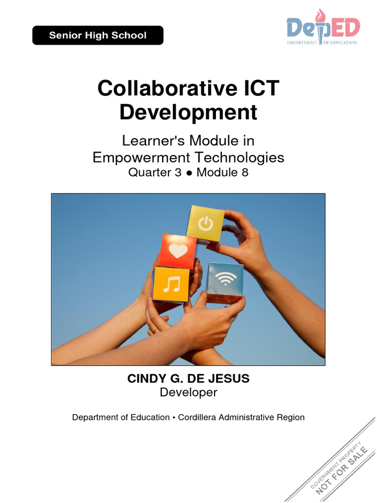 Etech11 12 q3 Mod8 Collaborative-ICT-Development De-Jesus-Cindy | PDF ...