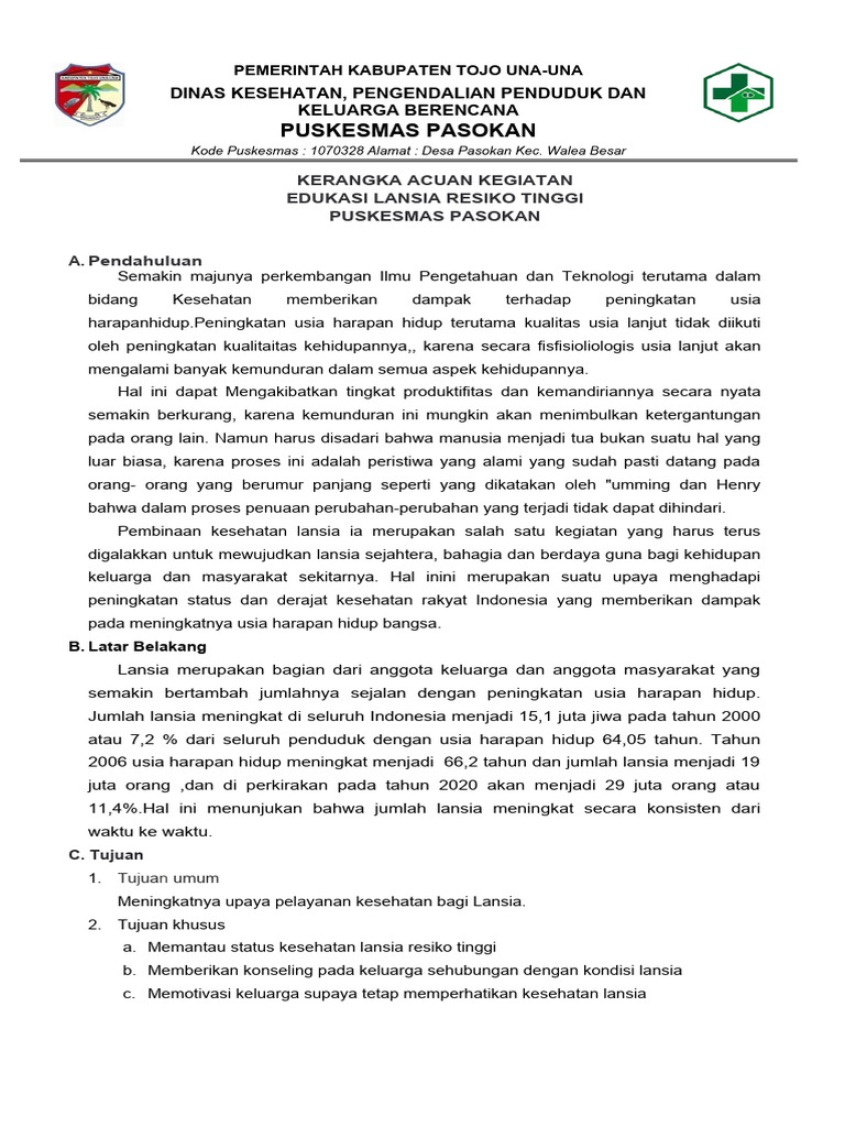 Kak Edukasi Lansia | PDF